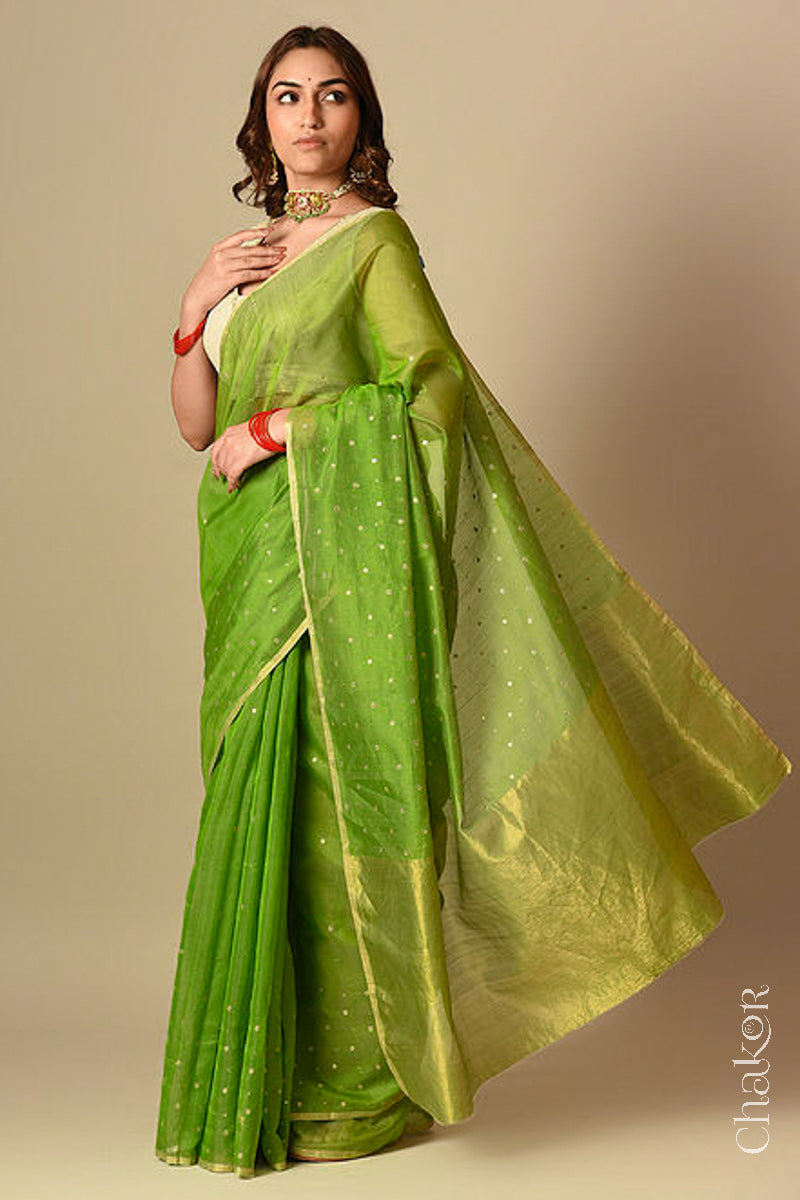 Shop CHAKOR's Collection of Charming Chanderi sarees woven in Madhya ...