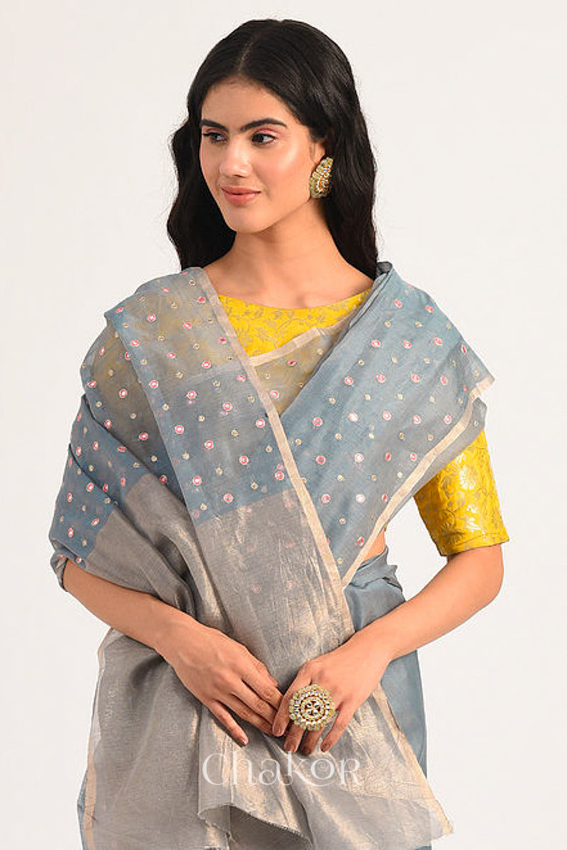 Shop CHAKOR's Collection of Charming Chanderi sarees woven in Madhya ...